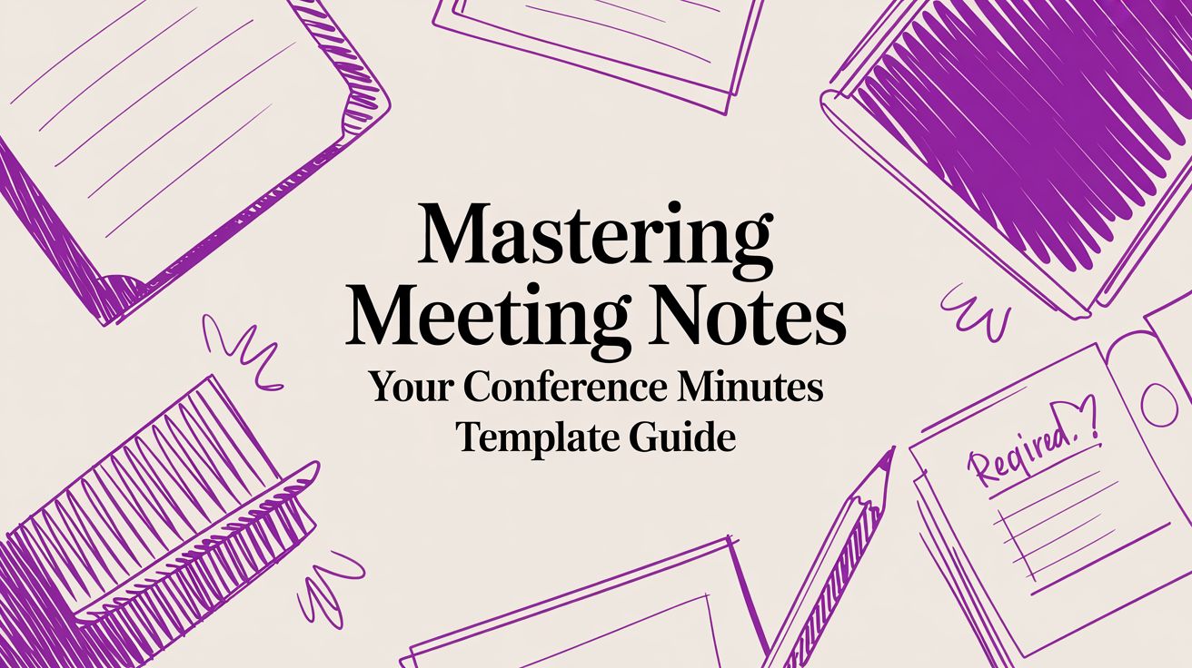 Mastering Meeting Notes Your Conference Minutes Template Guide