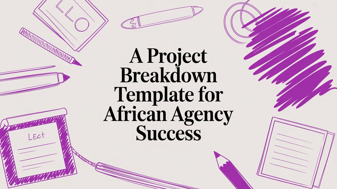 A Project Breakdown Template for African Agency Success