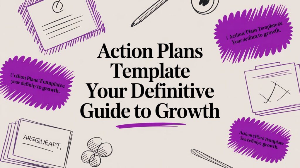 Action Plans Template Your Definitive Guide to Growth